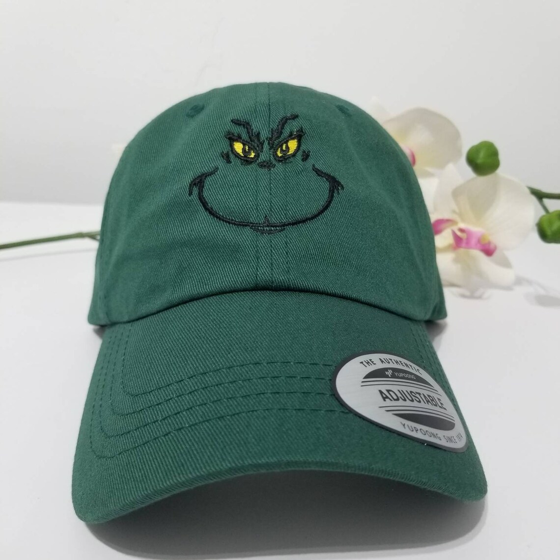 The grinch Dad Hat Grinch Cap Grinch Hat - Etsy