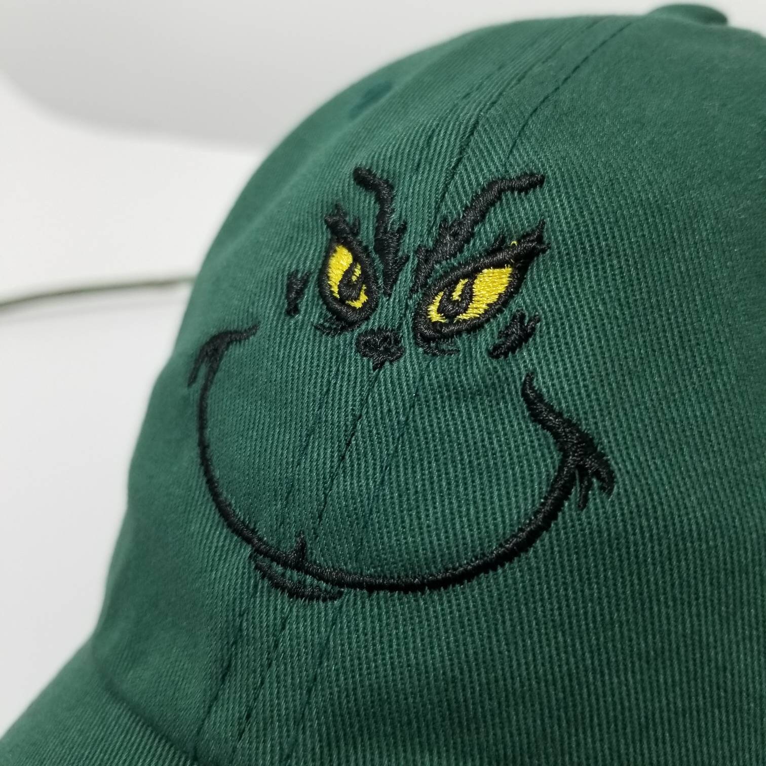 The grinch Dad Hat Grinch Cap Grinch Hat - Etsy
