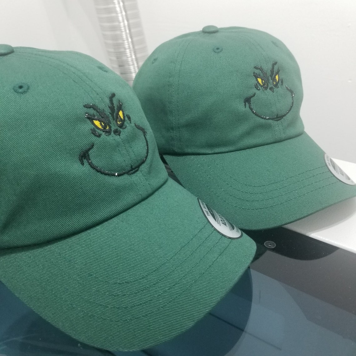 The Grinch Dad Hat Grinch Cap Grinch Hat | Etsy