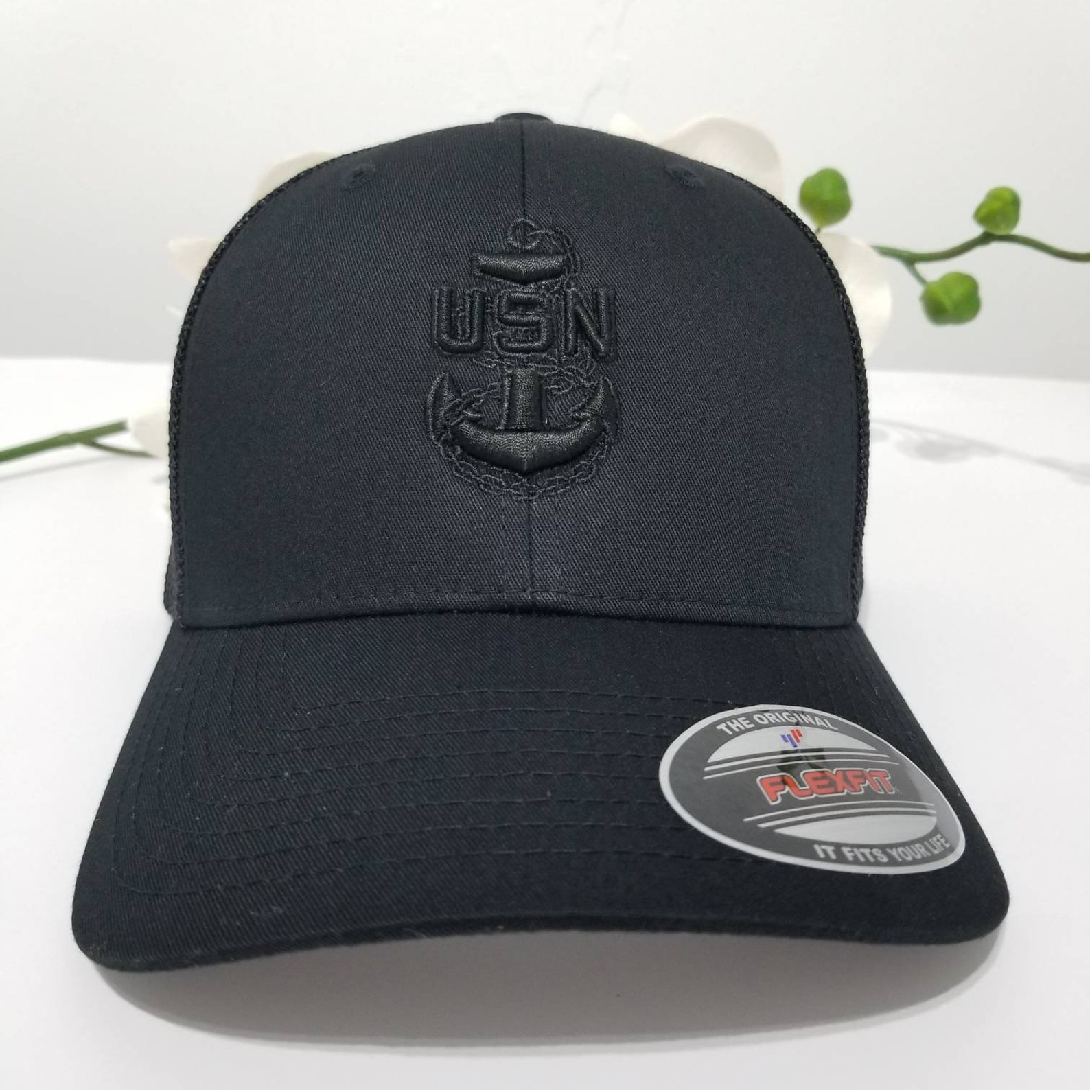 US Navy Chief Hat USN Hat Flexfit Trucker Hats Flexfit - Etsy