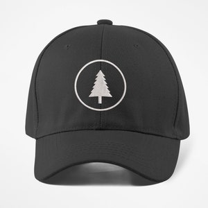 PINE TREE Hat / Wildlife Cap / Hiking Baseball Cap / Adventure Custom ...