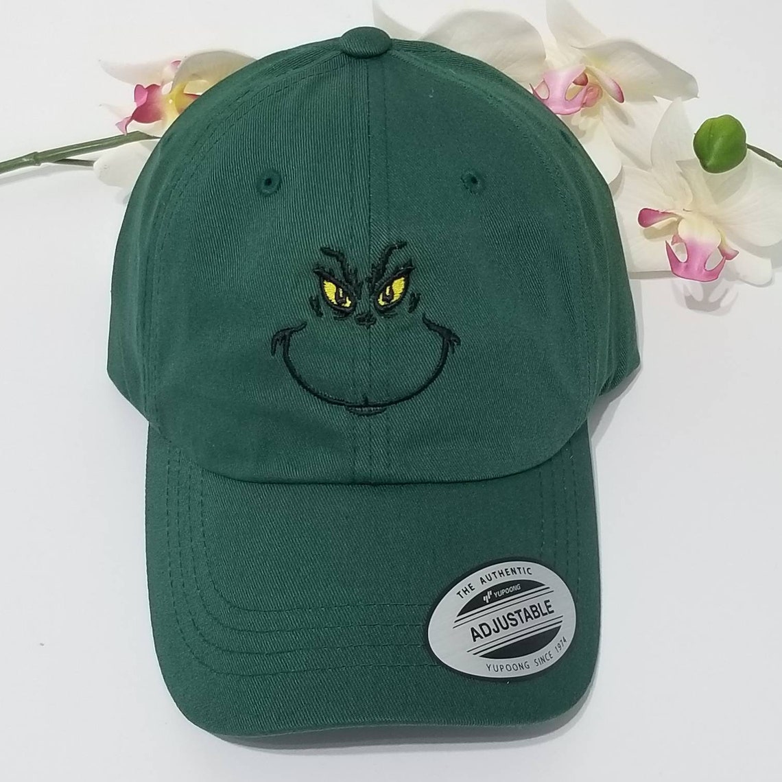 The grinch Dad Hat Grinch Cap Grinch Hat - Etsy