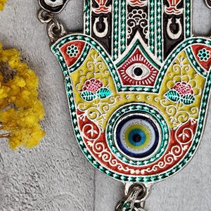 Large Hand of Fatima Pendant - Etsy