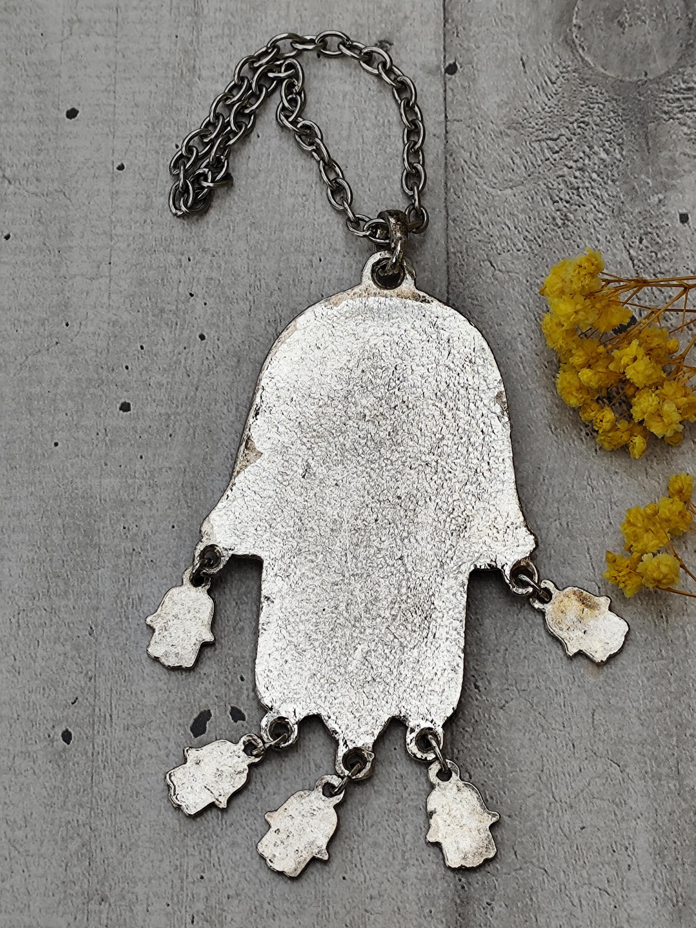 Large Hand of Fatima Pendant - Etsy