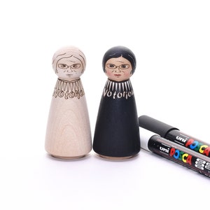 DIY Peg Doll Coloring Kit unpainted RBG Doll Gifts for - Etsy
