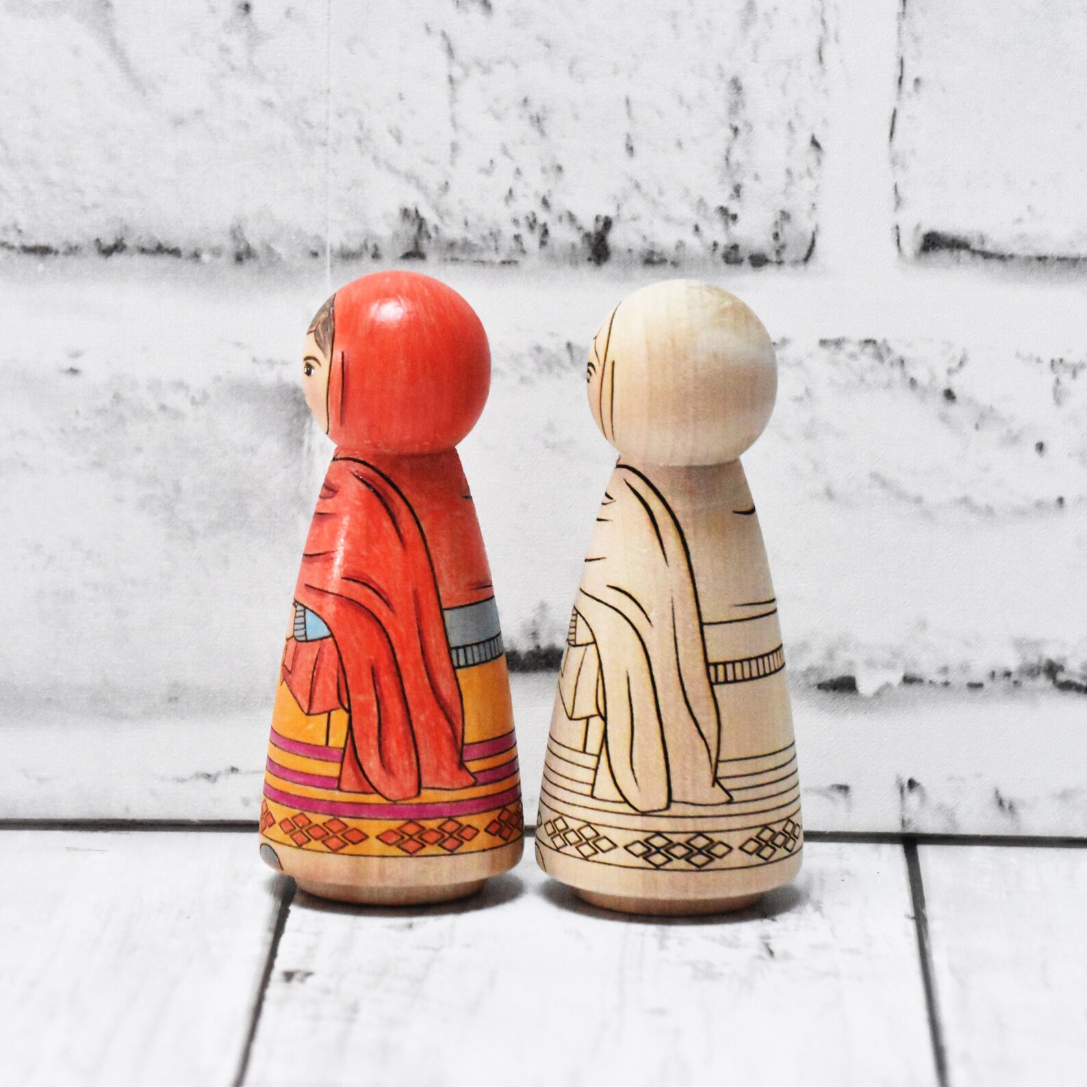 Malala Yousafzai Multicultural Peg Doll unpainted Gifts for - Etsy Malala Yousafzai Multicultural Peg Doll unpainted Gifts for - Etsy