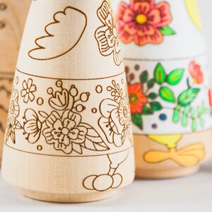 Easter Peg Dolls DIY Easter Craft for Kids Unfinished Wood Peg Dolls ...