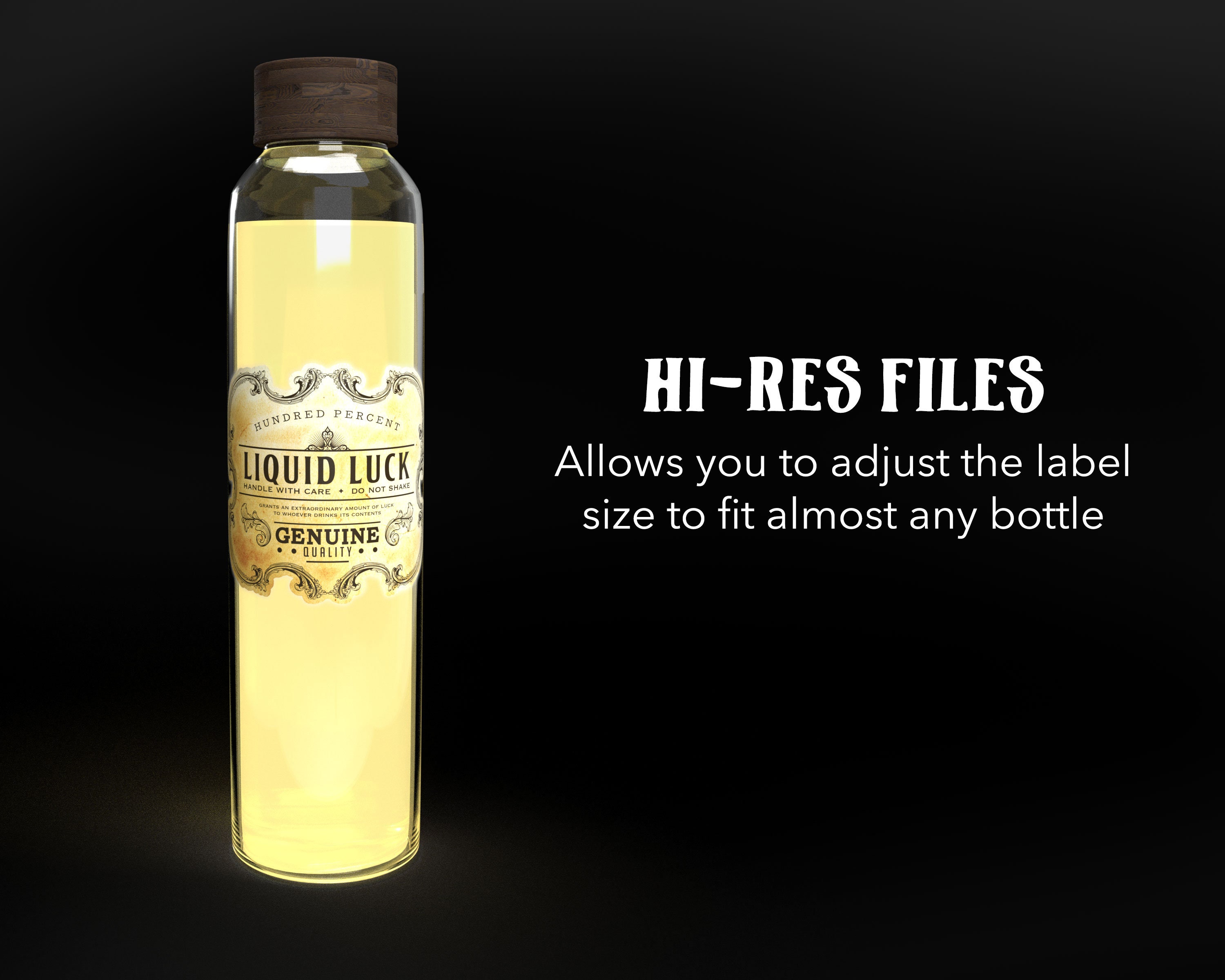 Digital Download Liquid Luck Potion Label Download and | Etsy Canada