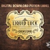 Digital Download | Liquid Luck Potion Label | Download and Print - Etsy ...