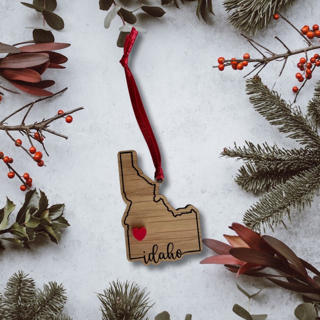 Idaho Love Ornament / Customized Gift / Personalized Ornament / Your ...