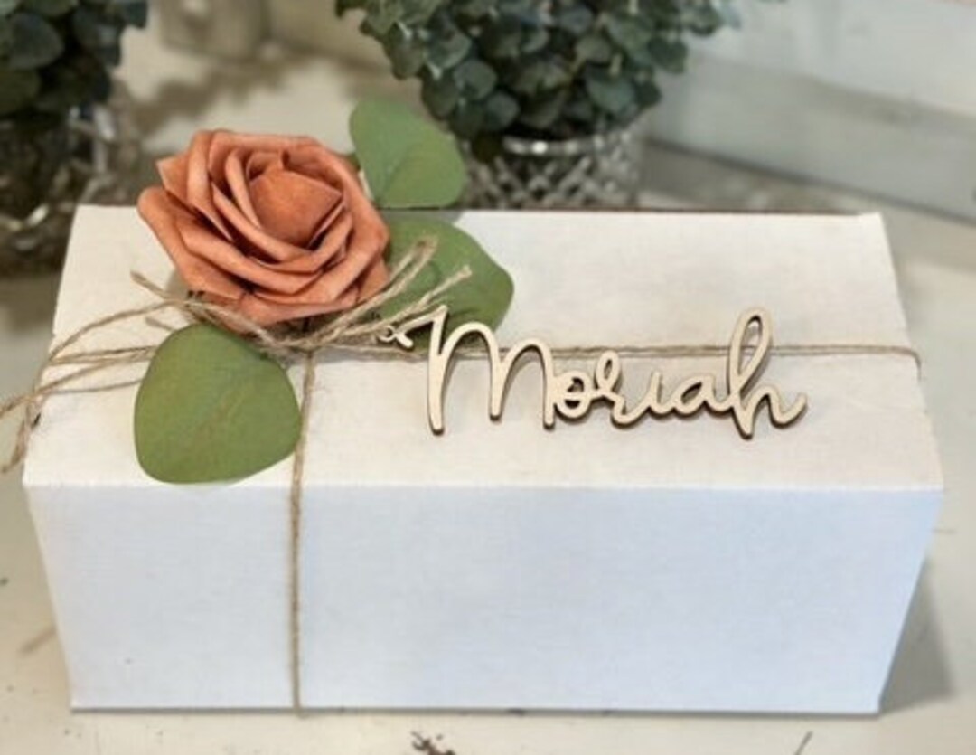 Personalized Gift Tag | Wood Gift Tag | Name Gift Tag | Customized ...