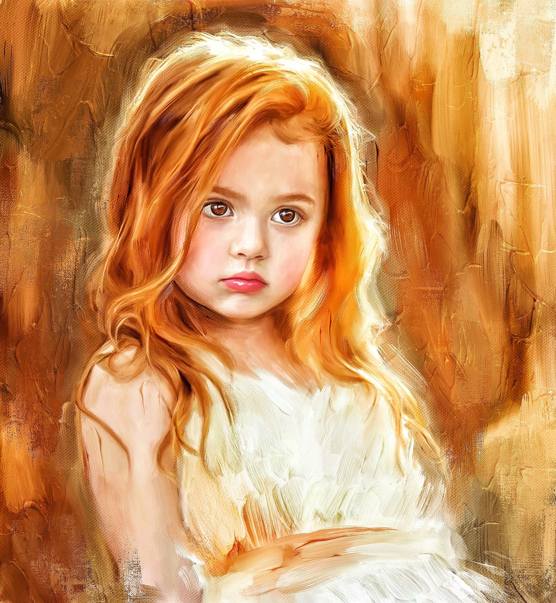 Digital portrait Custom portrait painting Portrait from photo | Etsy