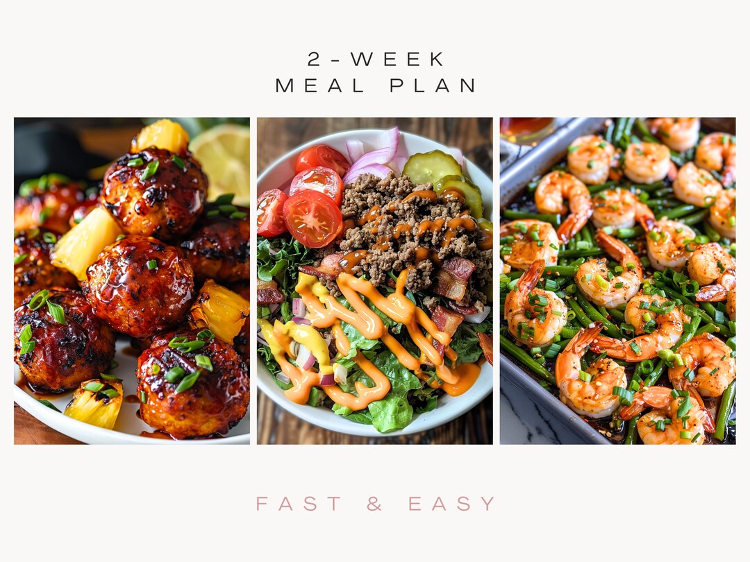 Meal Plan Budget Meal Planner Printable Meal Plan Meal Prep Easy ...