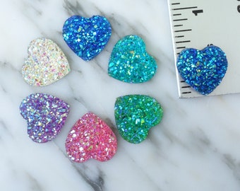 Heart Flatback | Etsy