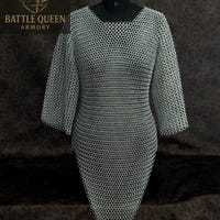 Chainmail Collar With Small Shoulder Chain Layers Metal Aluminium ...