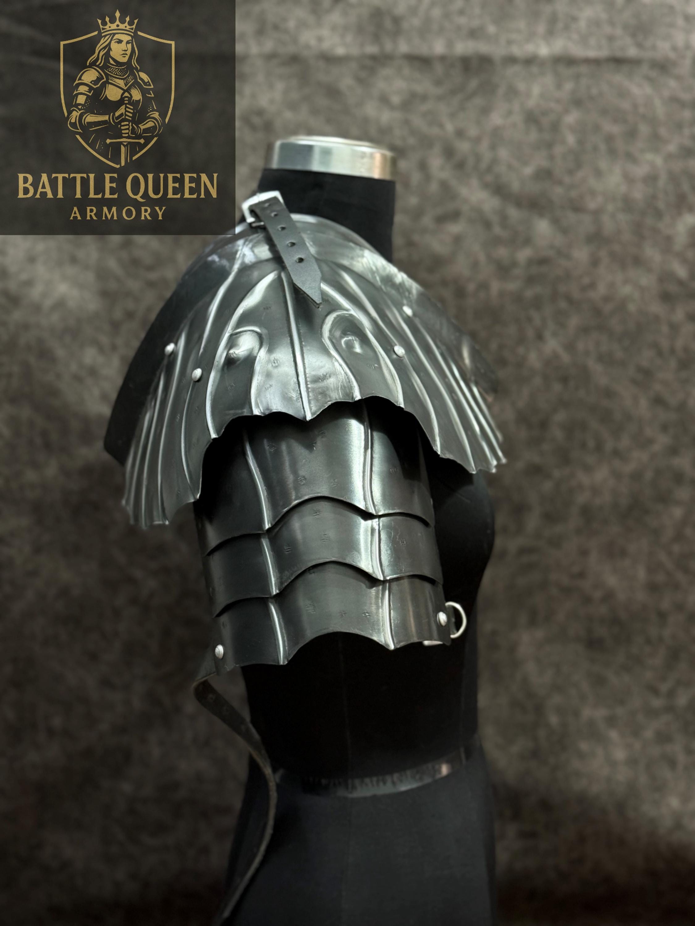 Black Rider Nazgul Shoulder Armor | Witch King Pauldrons | Ring Wraith ...
