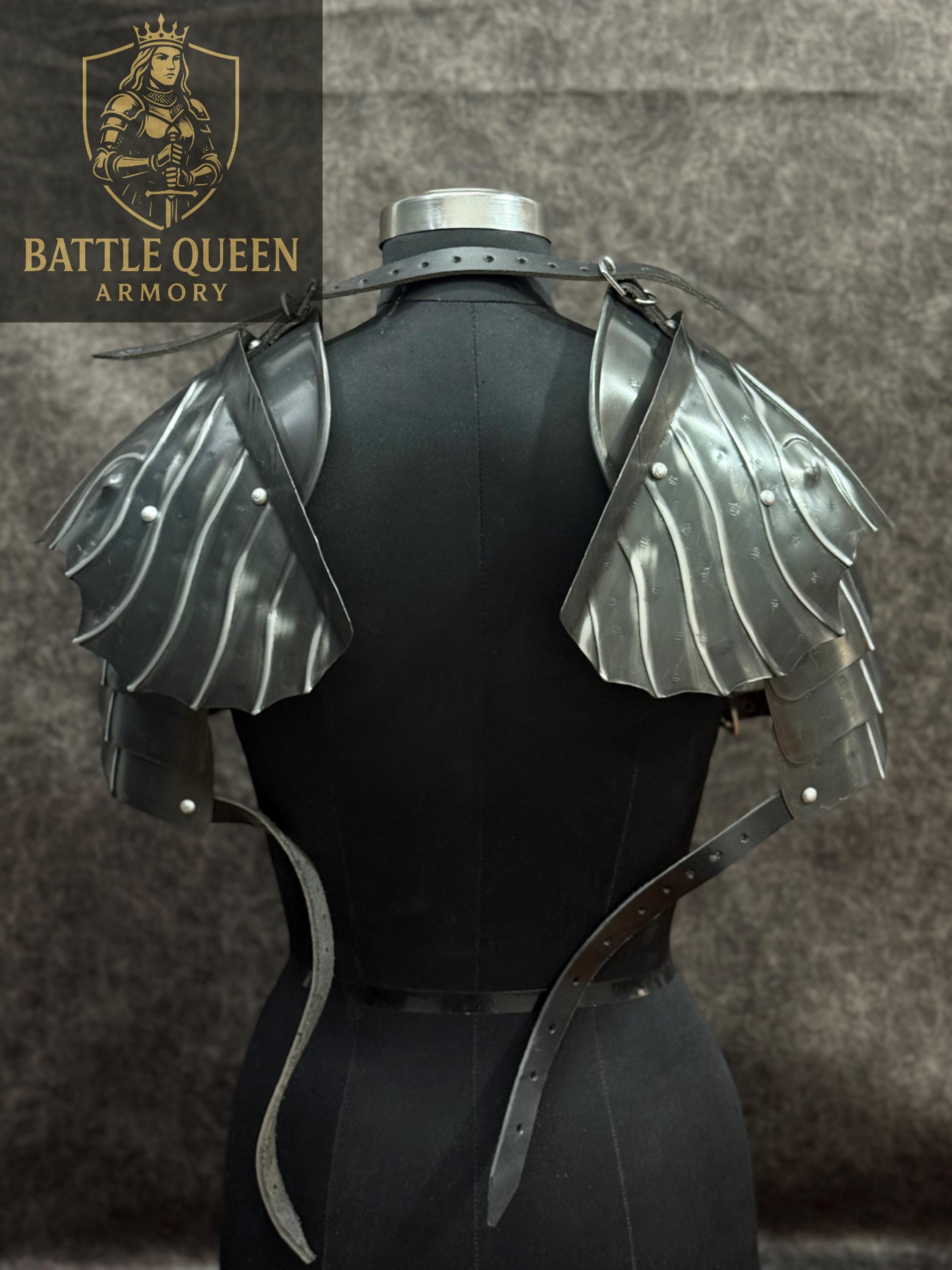 Black Rider Nazgul Shoulder Armor | Witch King Pauldrons | Ring Wraith ...