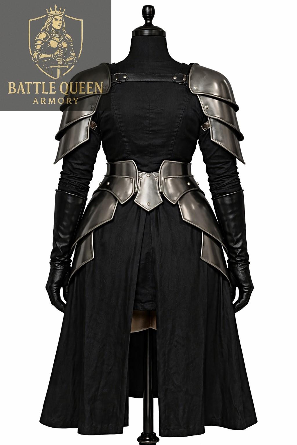 Medieval Lady Knight Armor, Women’s Fantasy Warrior Armor With ...