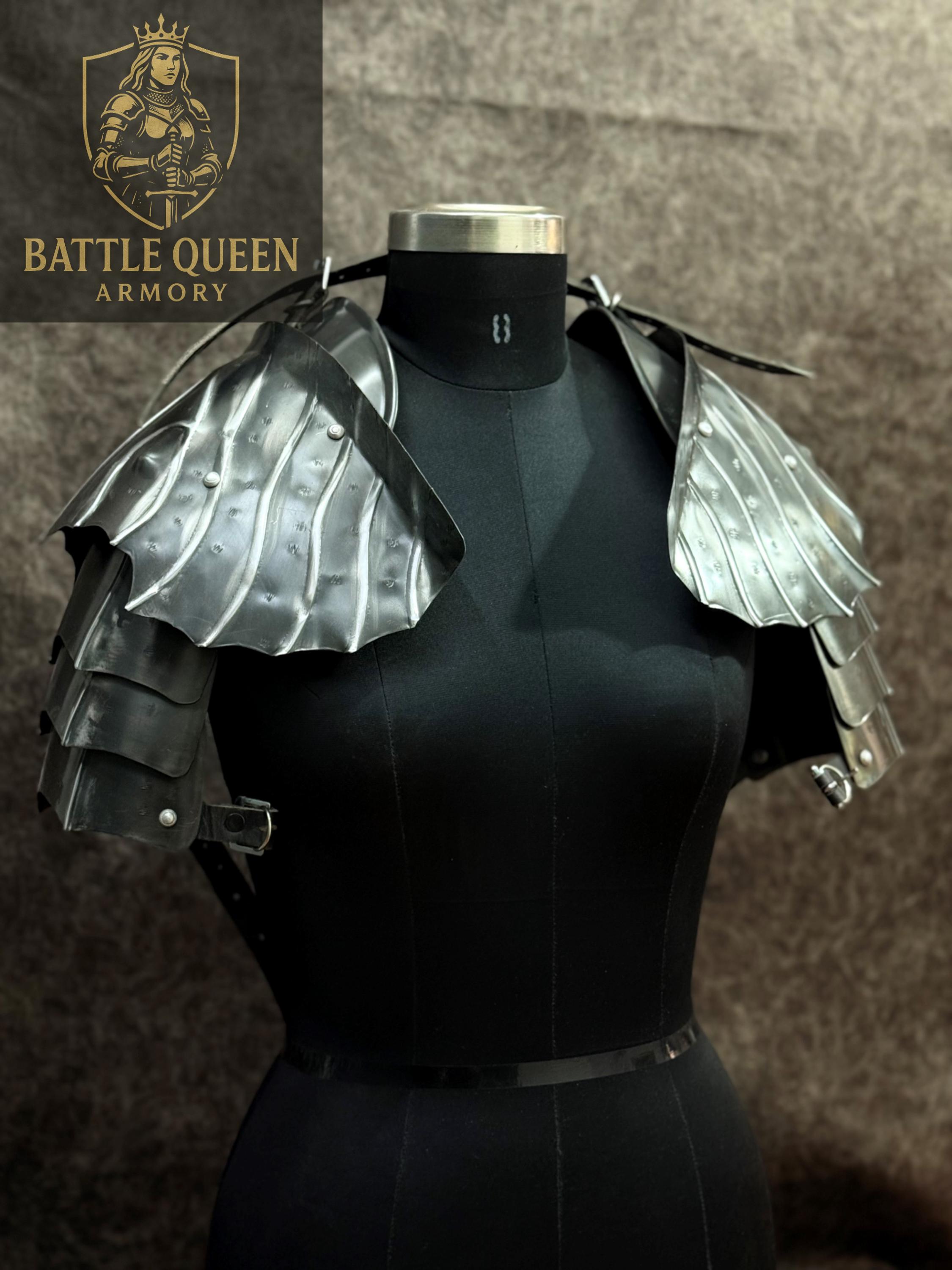 Black Rider Nazgul Shoulder Armor | Witch King Pauldrons | Ring Wraith ...