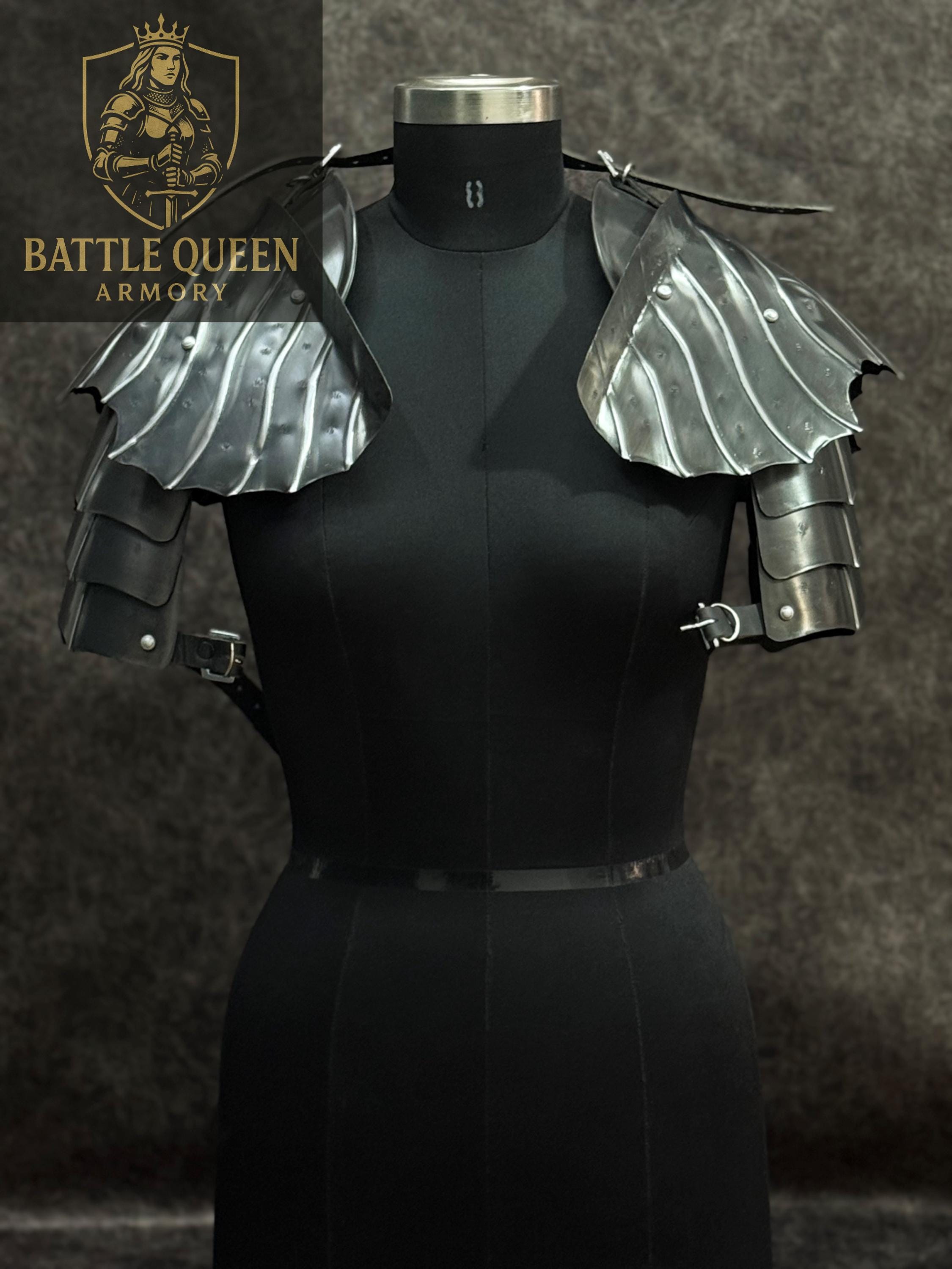 Black Rider Nazgul Shoulder Armor | Witch King Pauldrons | Ring Wraith ...