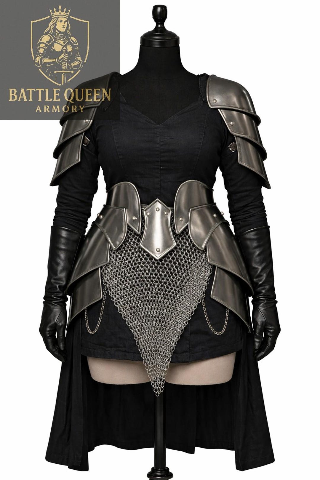 Medieval Lady Knight Armor, Women’s Fantasy Warrior Armor With ...
