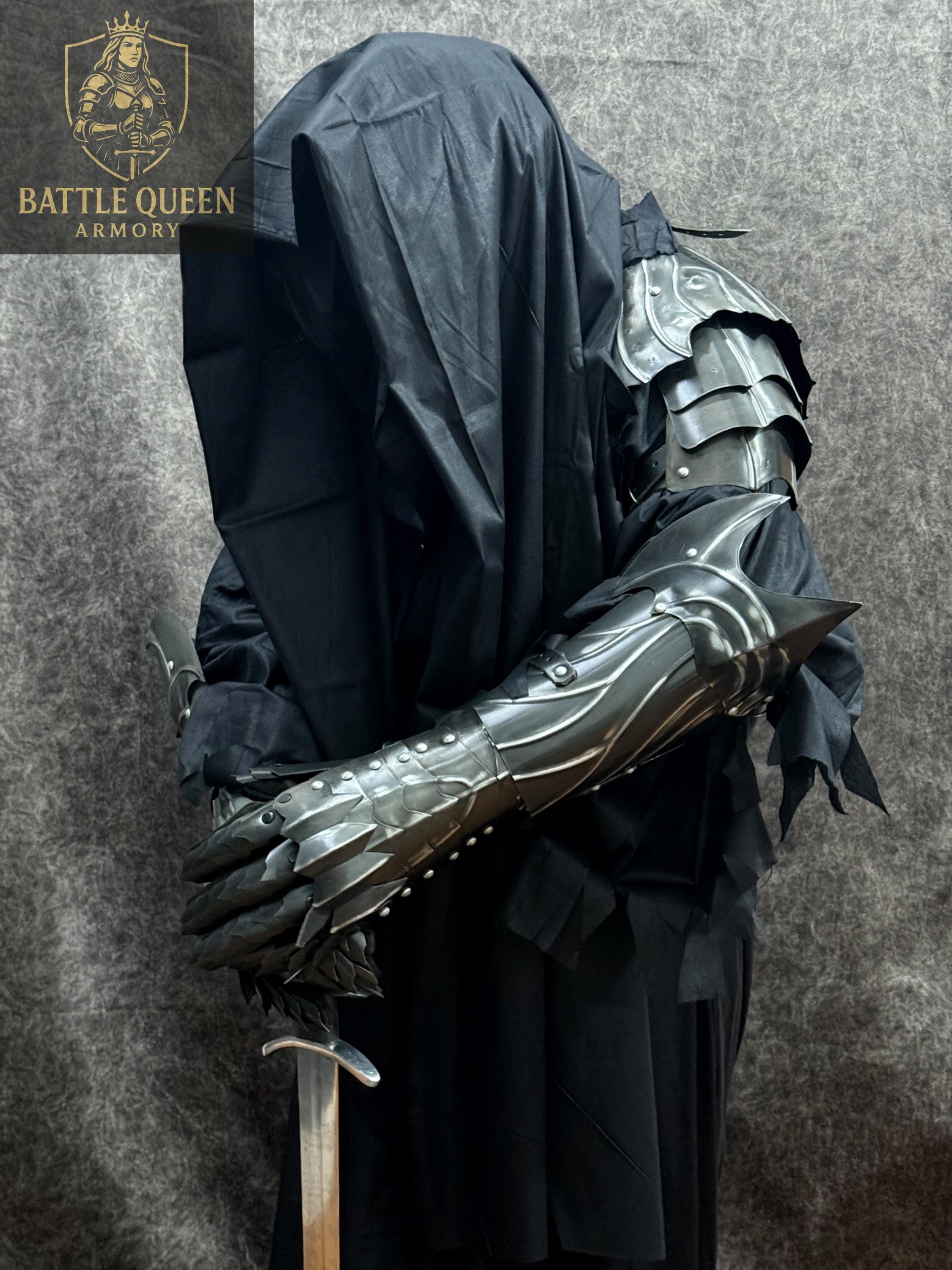 Nazgûl Ringwraith Costume: Dark Rider Robes, Gauntlets & Cloak - Etsy