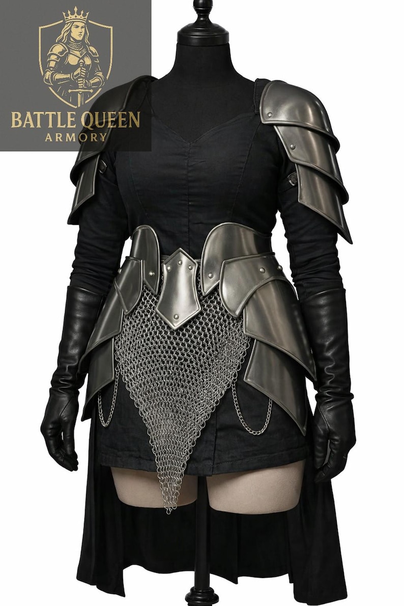 Medieval Lady Knight Armor, Women’s Fantasy Warrior Armor With ...