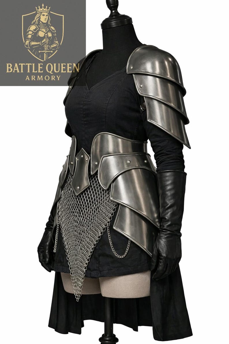 Medieval Lady Knight Armor, Women’s Fantasy Warrior Armor With ...