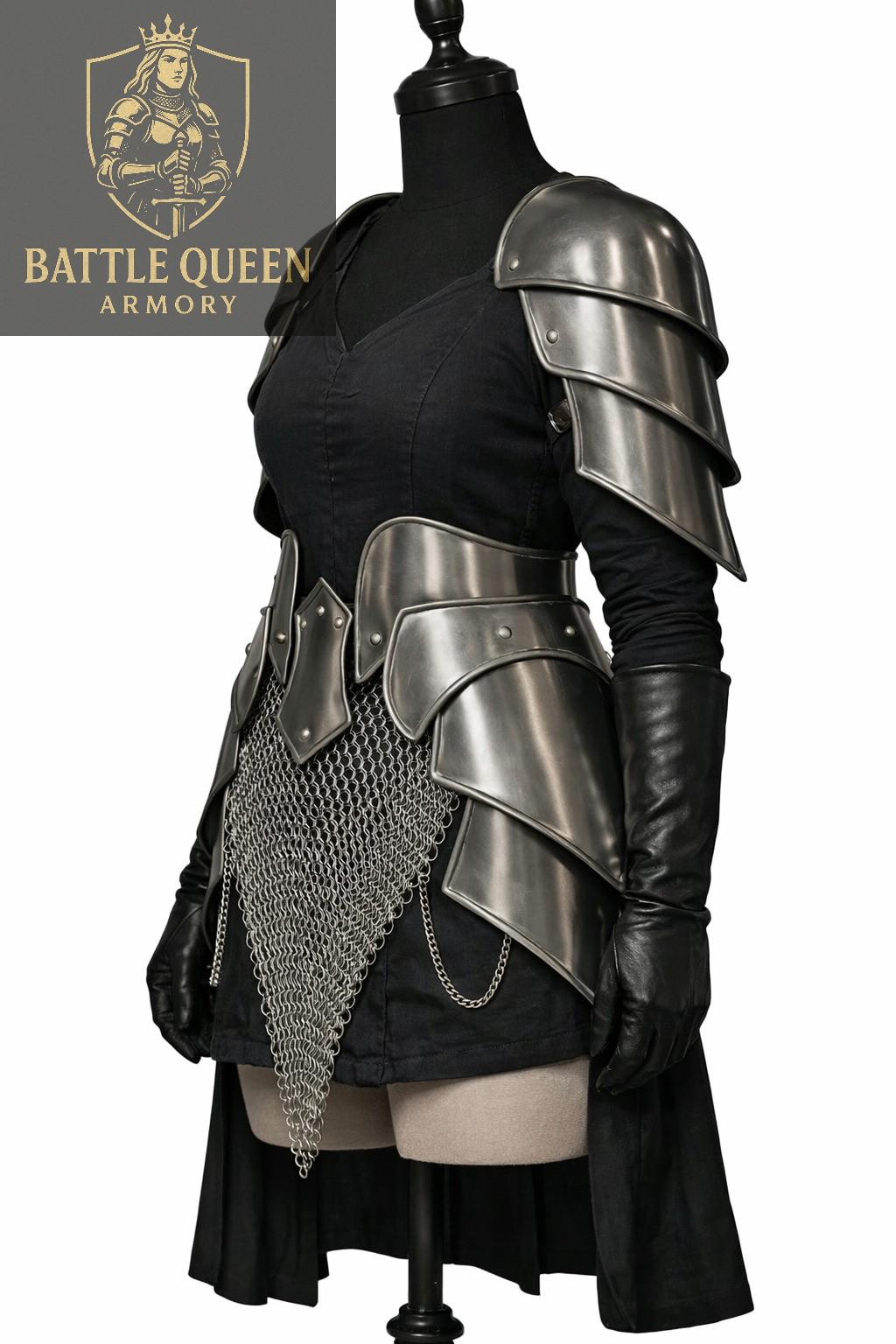 Medieval Lady Knight Armor, Women’s Fantasy Warrior Armor With ...