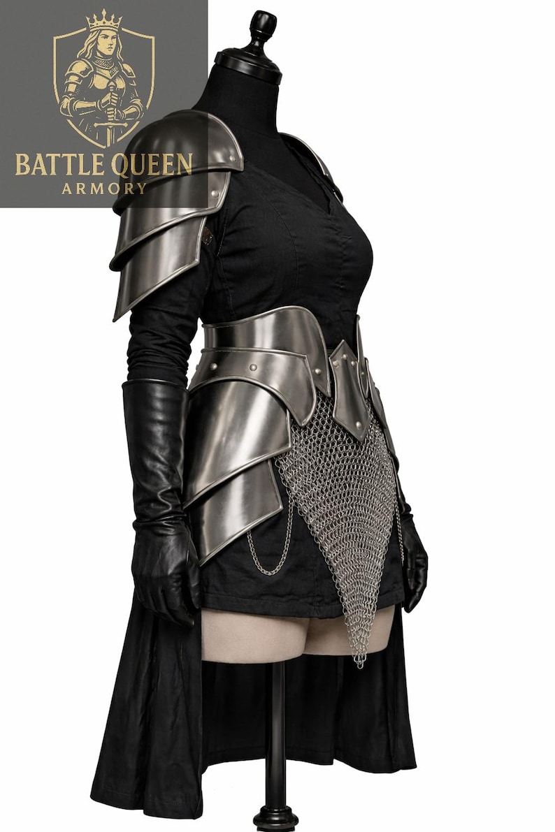 Medieval Lady Knight Armor, Women’s Fantasy Warrior Armor With ...