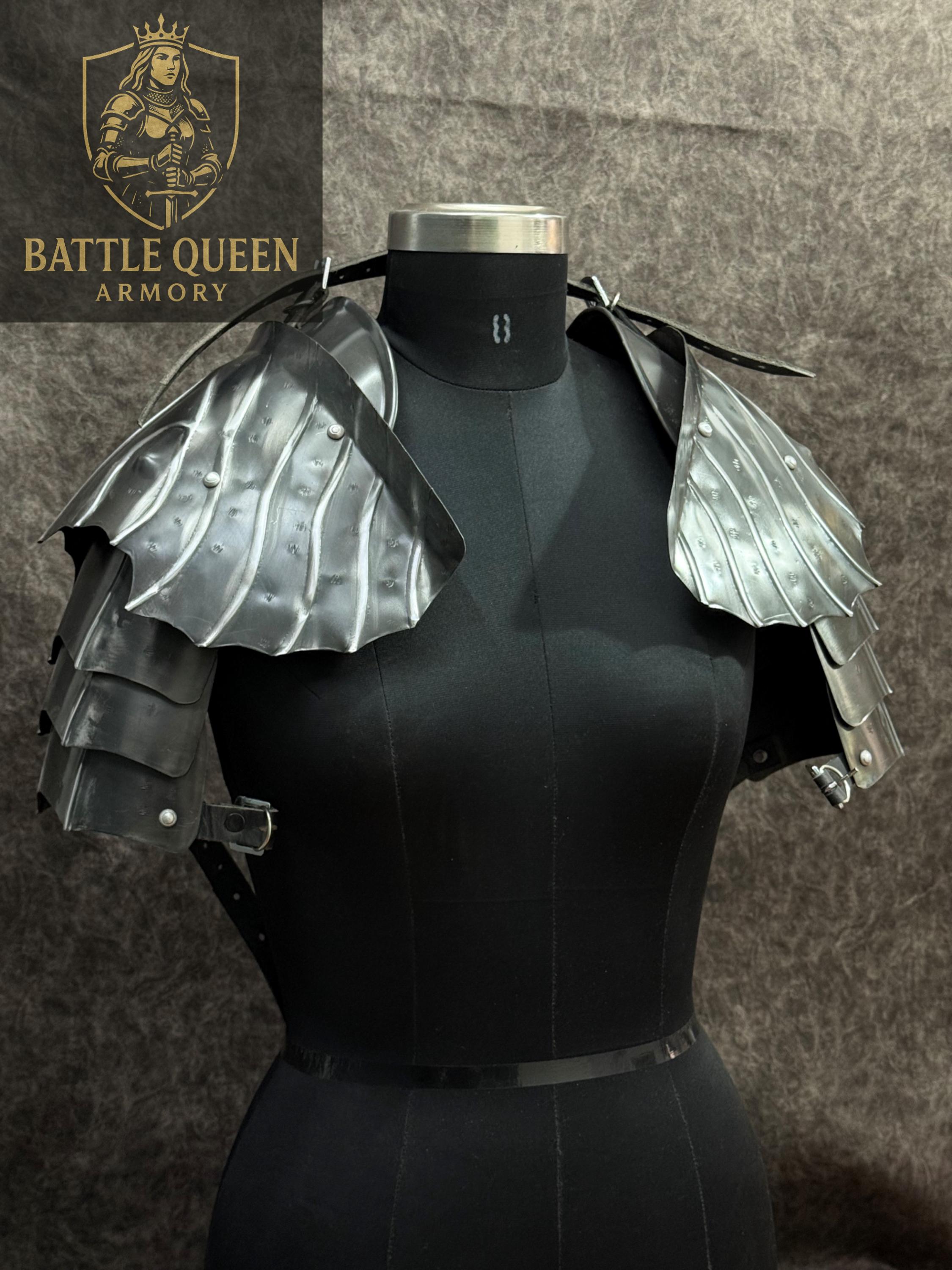 Black Rider Nazgul Shoulder Armor | Witch King Pauldrons | Ring Wraith ...