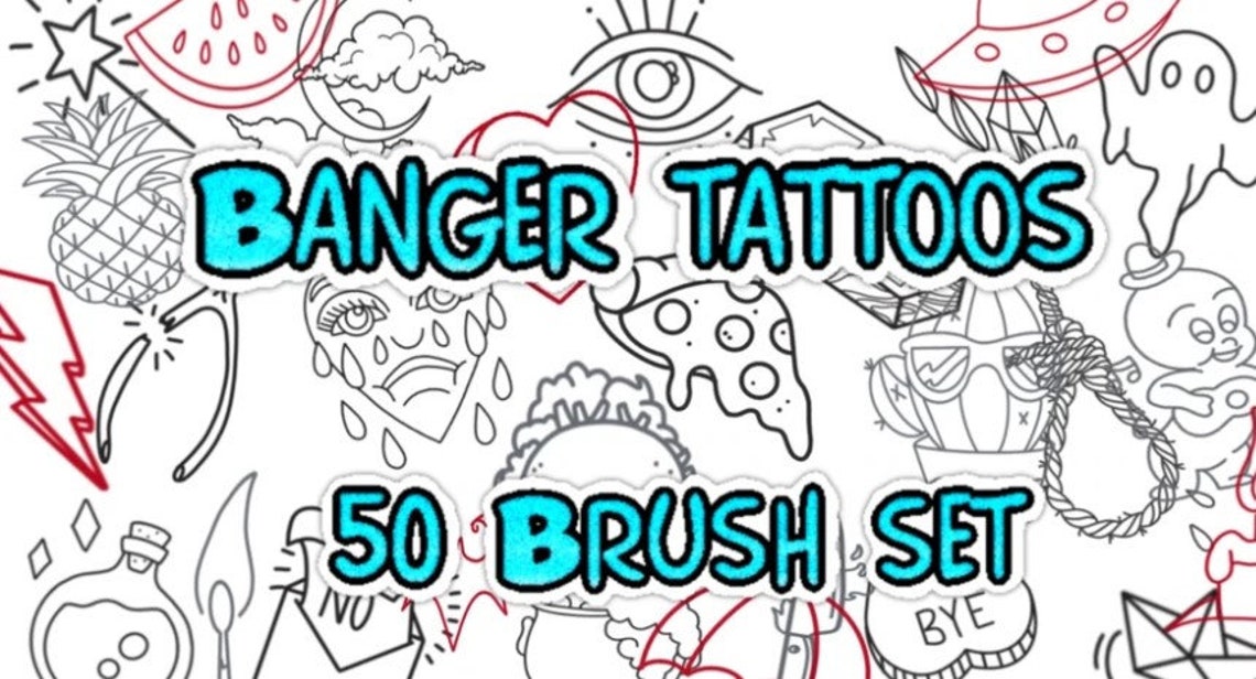 50 Banger Tattoo Designs for Procreate | Etsy
