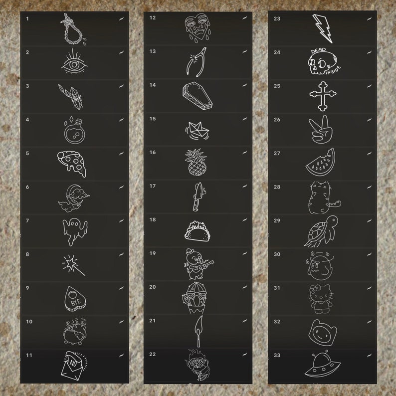 50 Banger Tattoo Designs for Procreate - Etsy