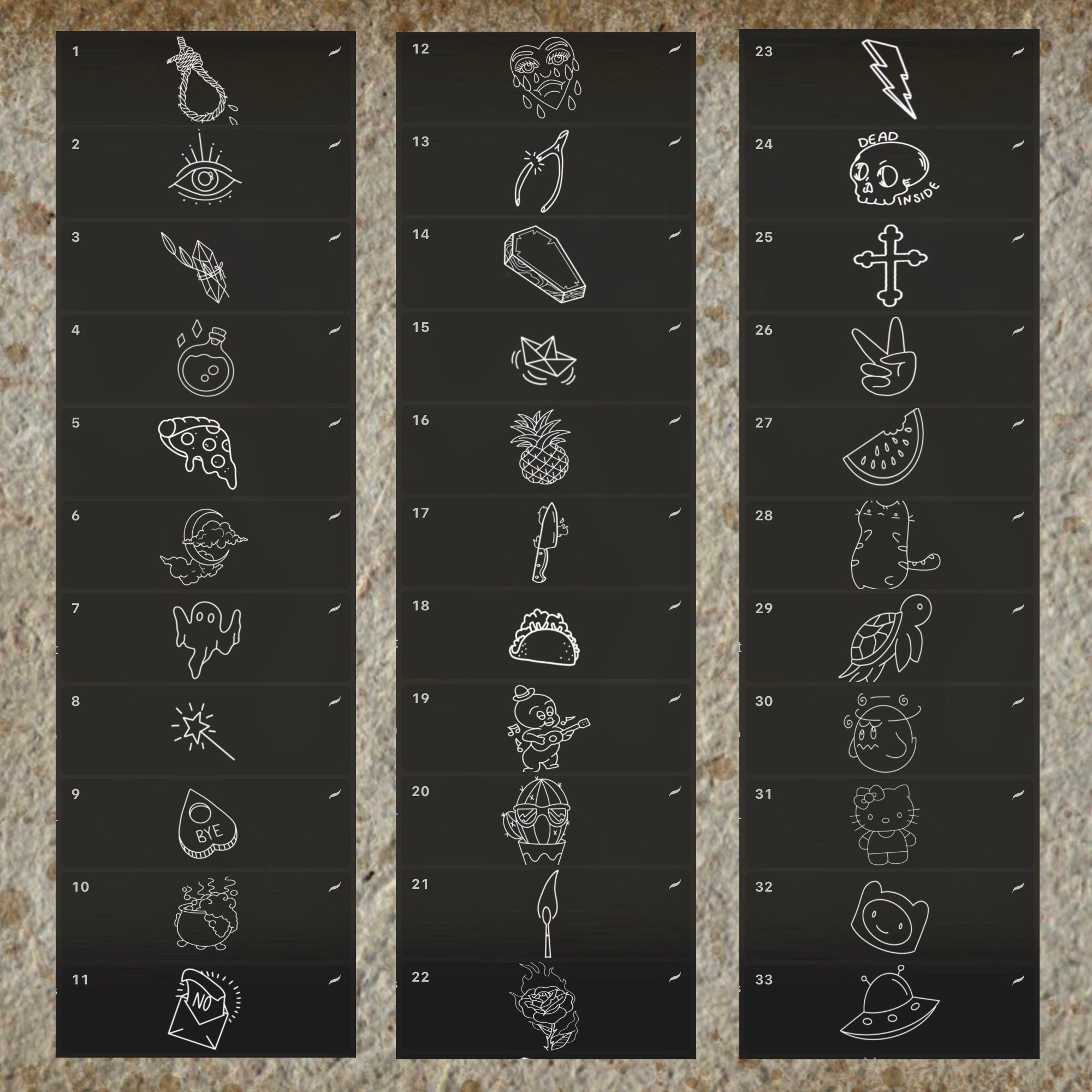 50 Banger Tattoo Designs for Procreate - Etsy