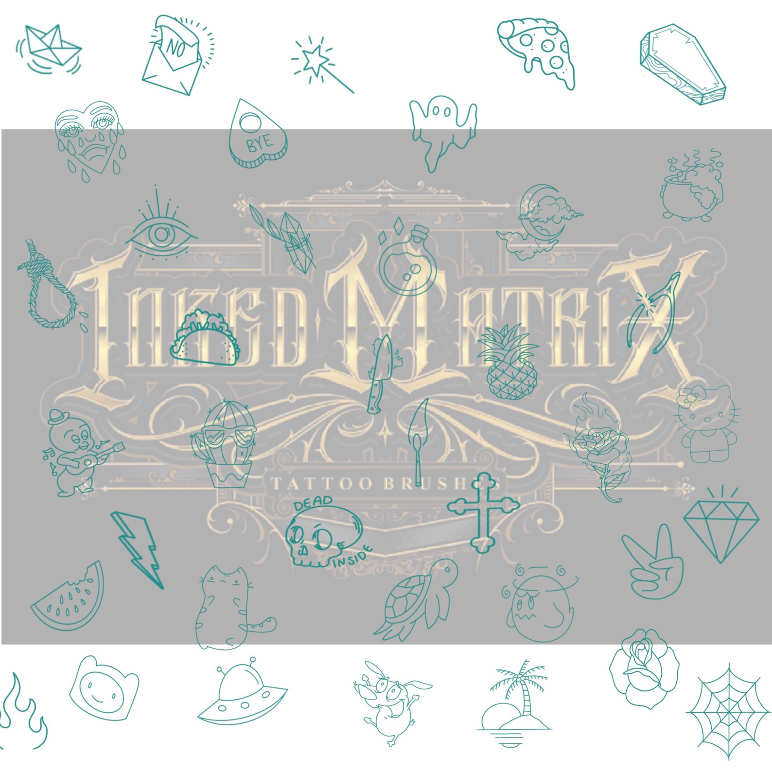 50 Banger Tattoo Designs for Procreate - Etsy