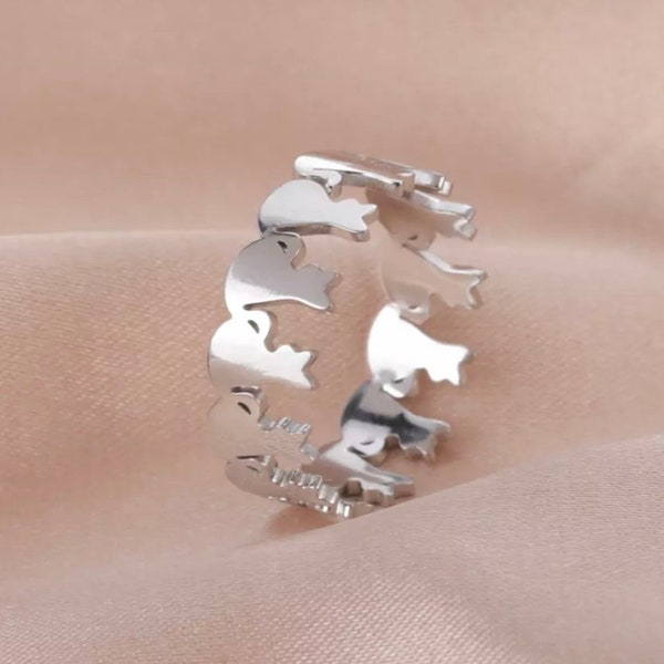 Adjustable Cat Ring - Etsy