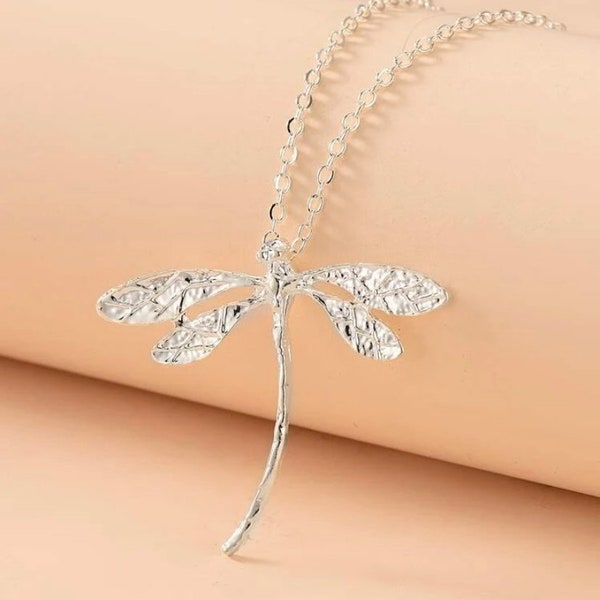 Dragonfly Necklace - Etsy