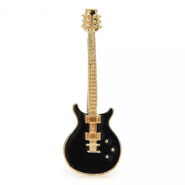 Guitar Brooch Etsy