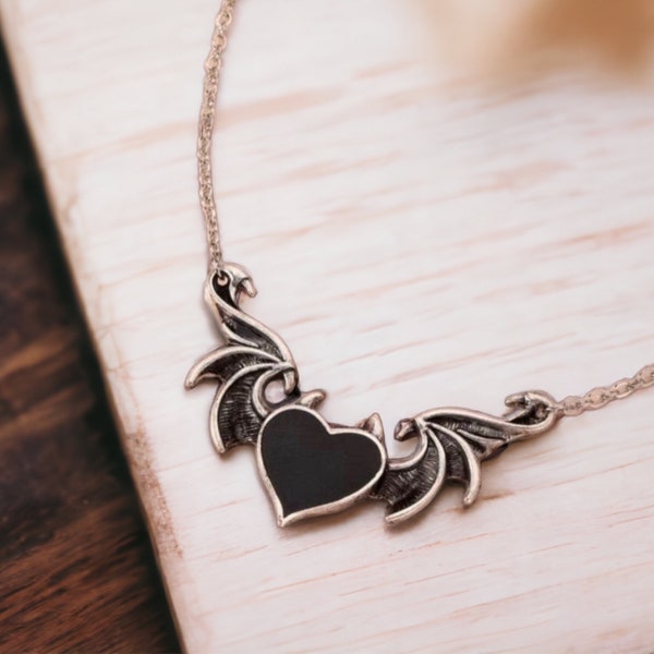 Gothic Black Heart - Etsy