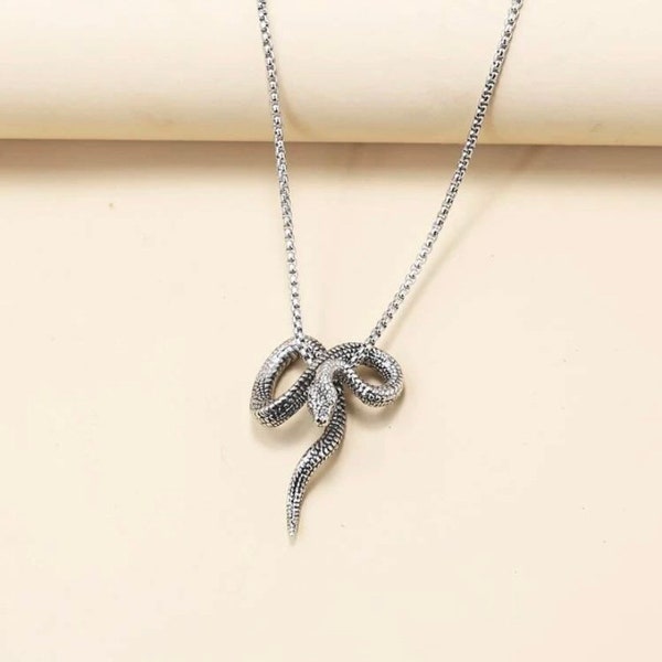 Snake Necklace - Etsy