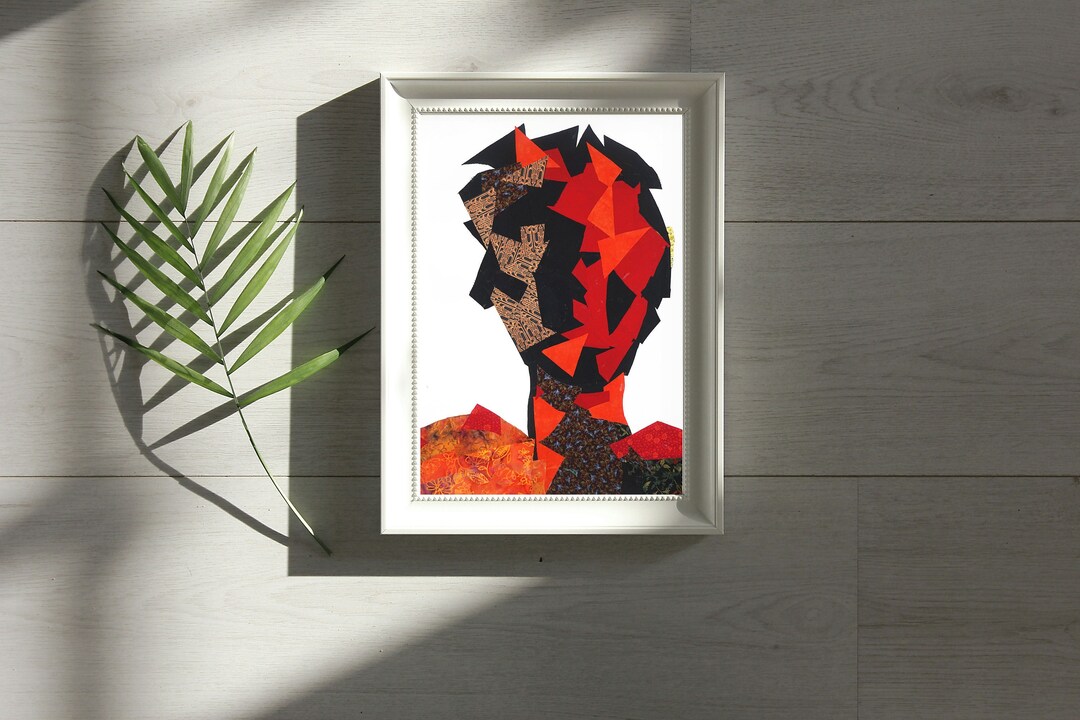 Abstract Woman Art Print, Geometric Face Line Drawing - Etsy