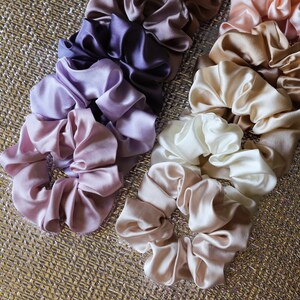 Silk Scrunchy Silk Satin Scrunchie Silk Navy Blue Care Silk - Etsy