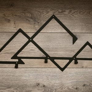 Farmhouse Modern Wall Decor Entryway Coat Rack Wall Mount Hallway Metal ...