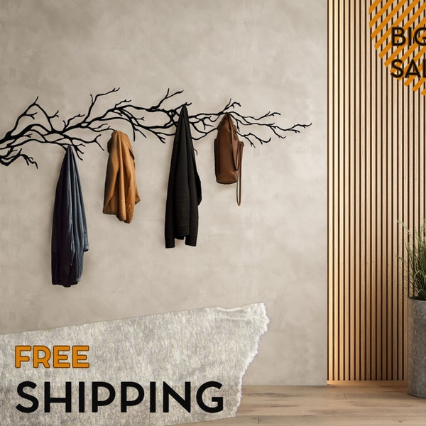 Tree Branch Coat Rack - Etsy
