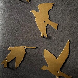 Metal Wall Hanger, Coat Rack Wall Mount, Birds Wall Hooks, Modern ...