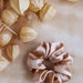 Silk Satin Scrunchy Best Scrunchie Silk Tie Beige Care Silk - Etsy