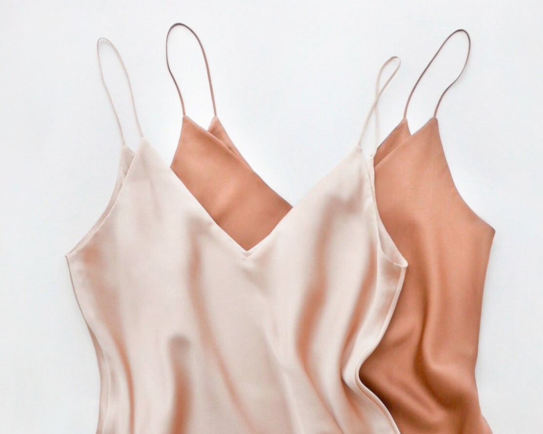 Creamy Beige Silk Cami Top Light Beige Silk Camisole Top - Etsy
