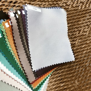 Natural Silk Samples/100% Real Silk Color / Pure Silk Satin Samples - Etsy