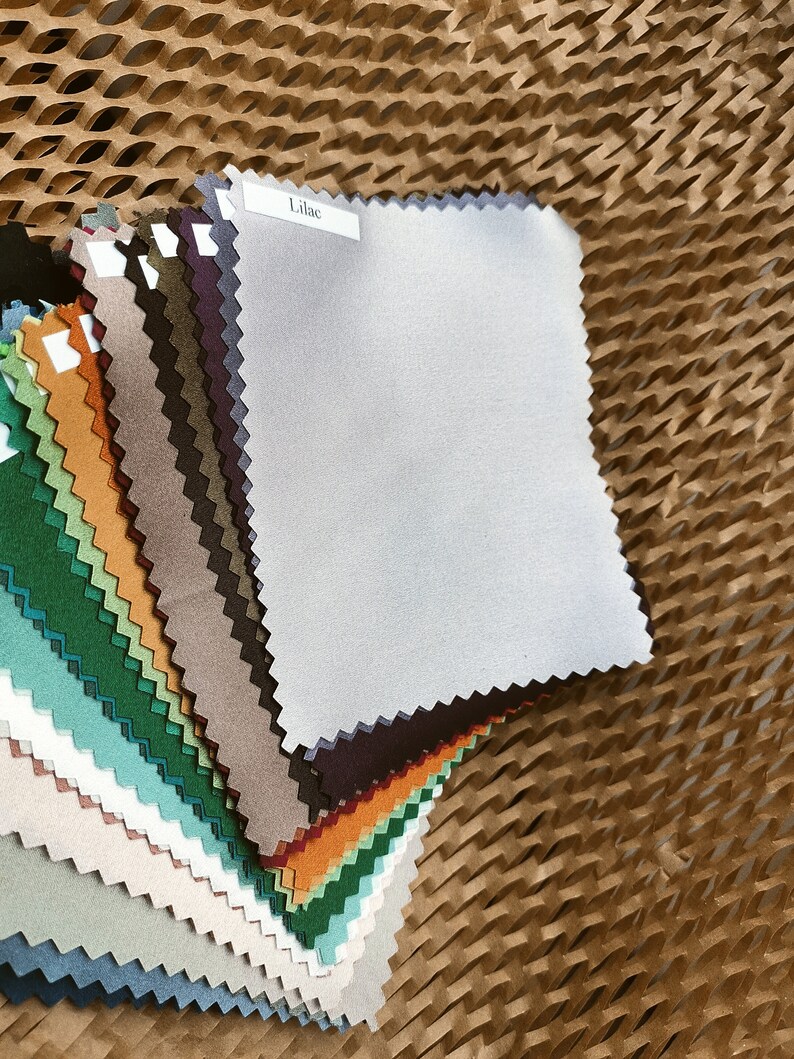 Natural Silk Samples/100% Real Silk Color / Pure Silk Satin - Etsy