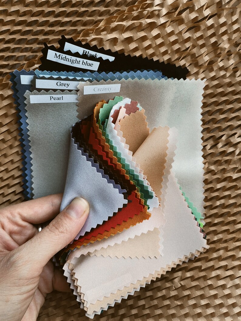 Natural Silk Samples/100% Real Silk Color / Pure Silk Satin - Etsy